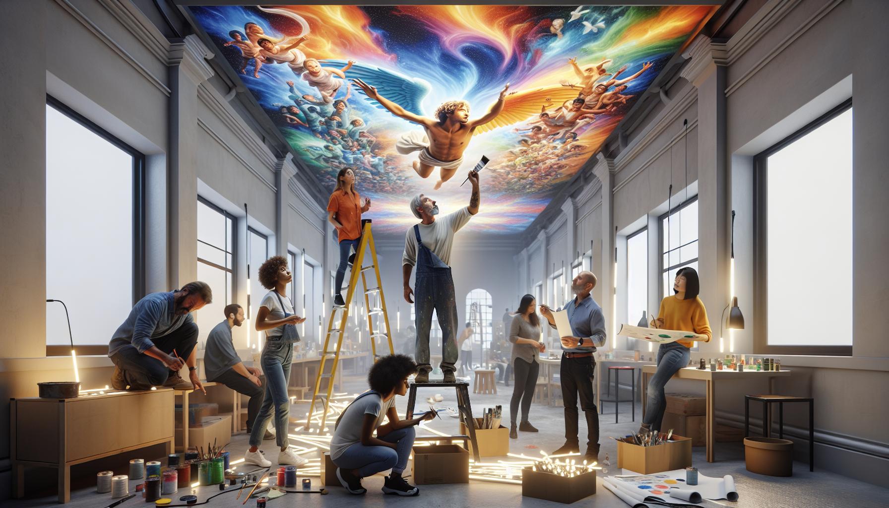 Ceiling Art Installation: Transform Your Space with Stunning Overhead ...