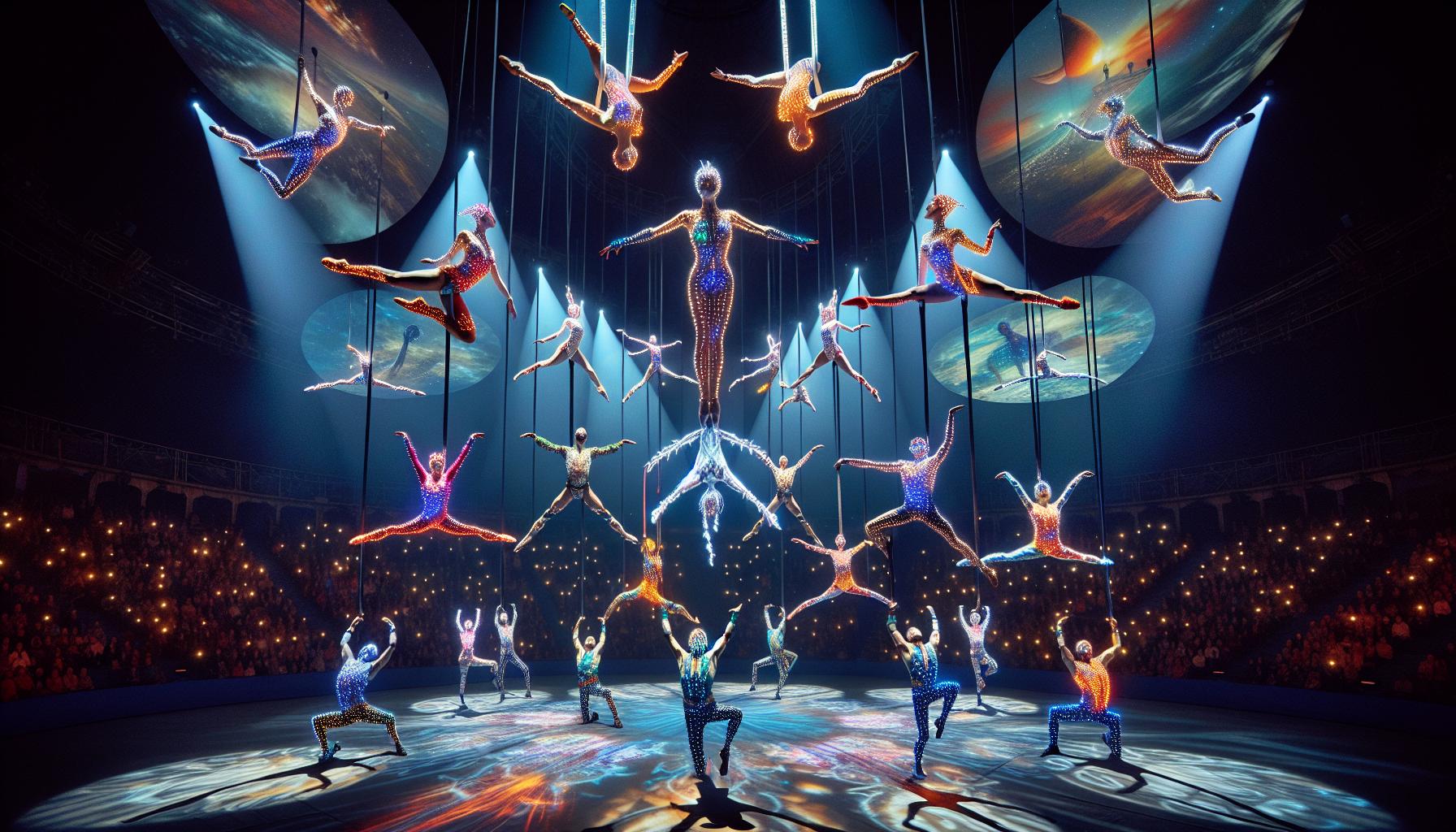Digital Circus Art: Mind-Blowing Tech Meets Traditional Acrobatics ...